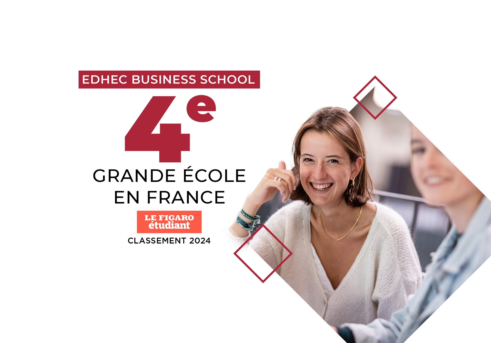 Le PGE de l’EDHEC dans le Top 4 des meilleures écoles de commerce du Figaro Étudiant et de L ...